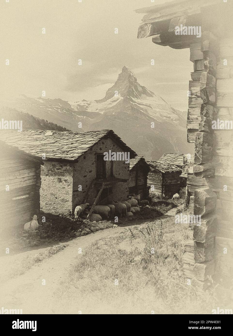 Zermatt findeln alm -Fotos und -Bildmaterial in hoher Auflösung – Alamy