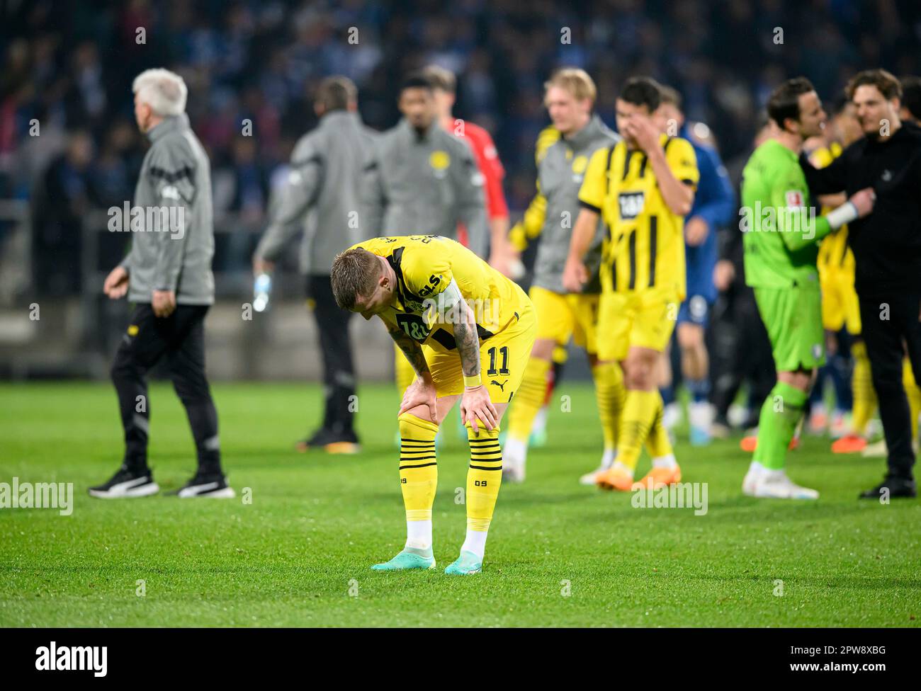 Marco REUS (DO) enttäuscht nach dem Spiel, Fußball 1. Bundesliga, 30. Spieltag, VfL Bochum (BO ...