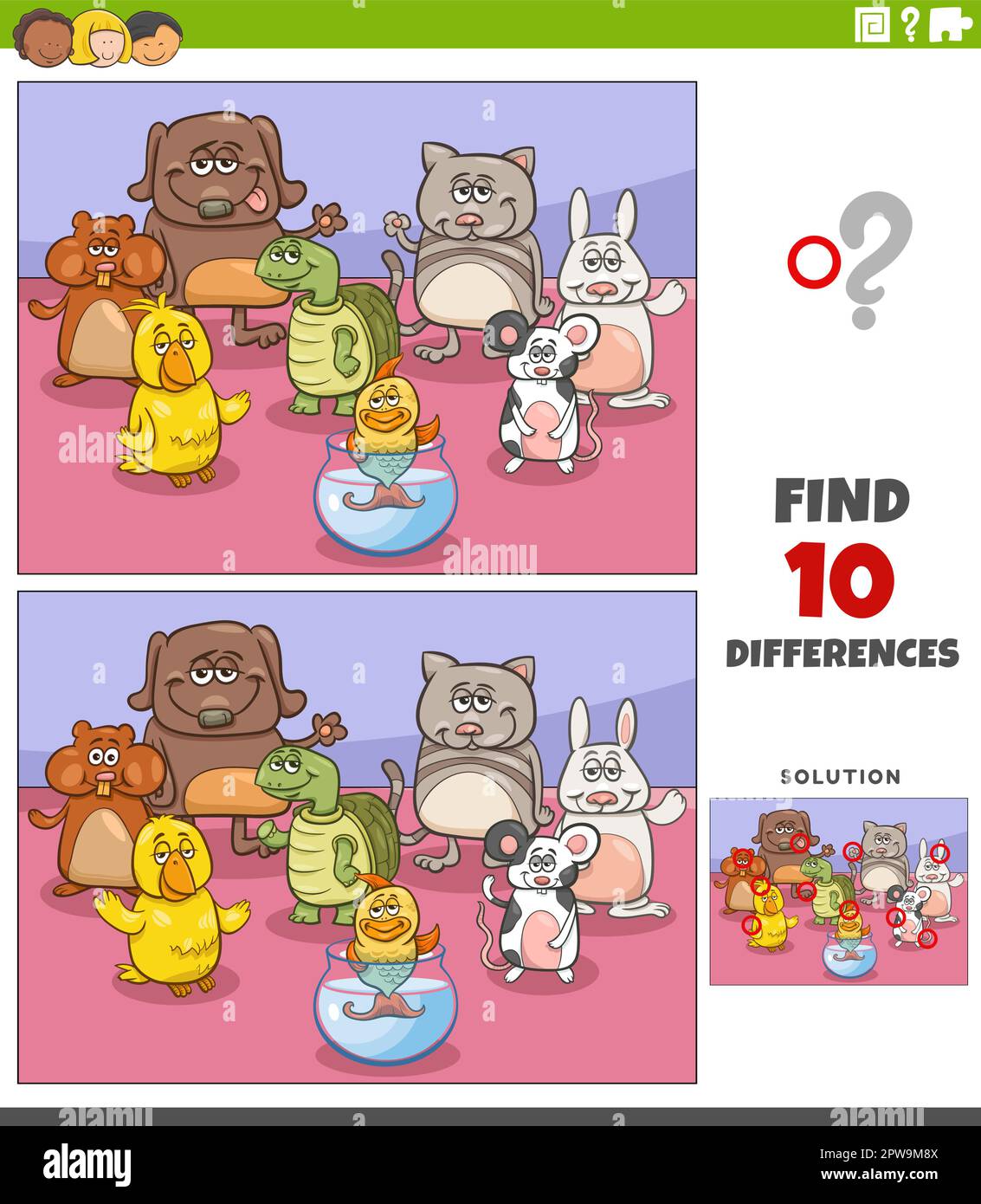 Cartoon canary cat Stock-Vektorgrafiken kaufen - Alamy