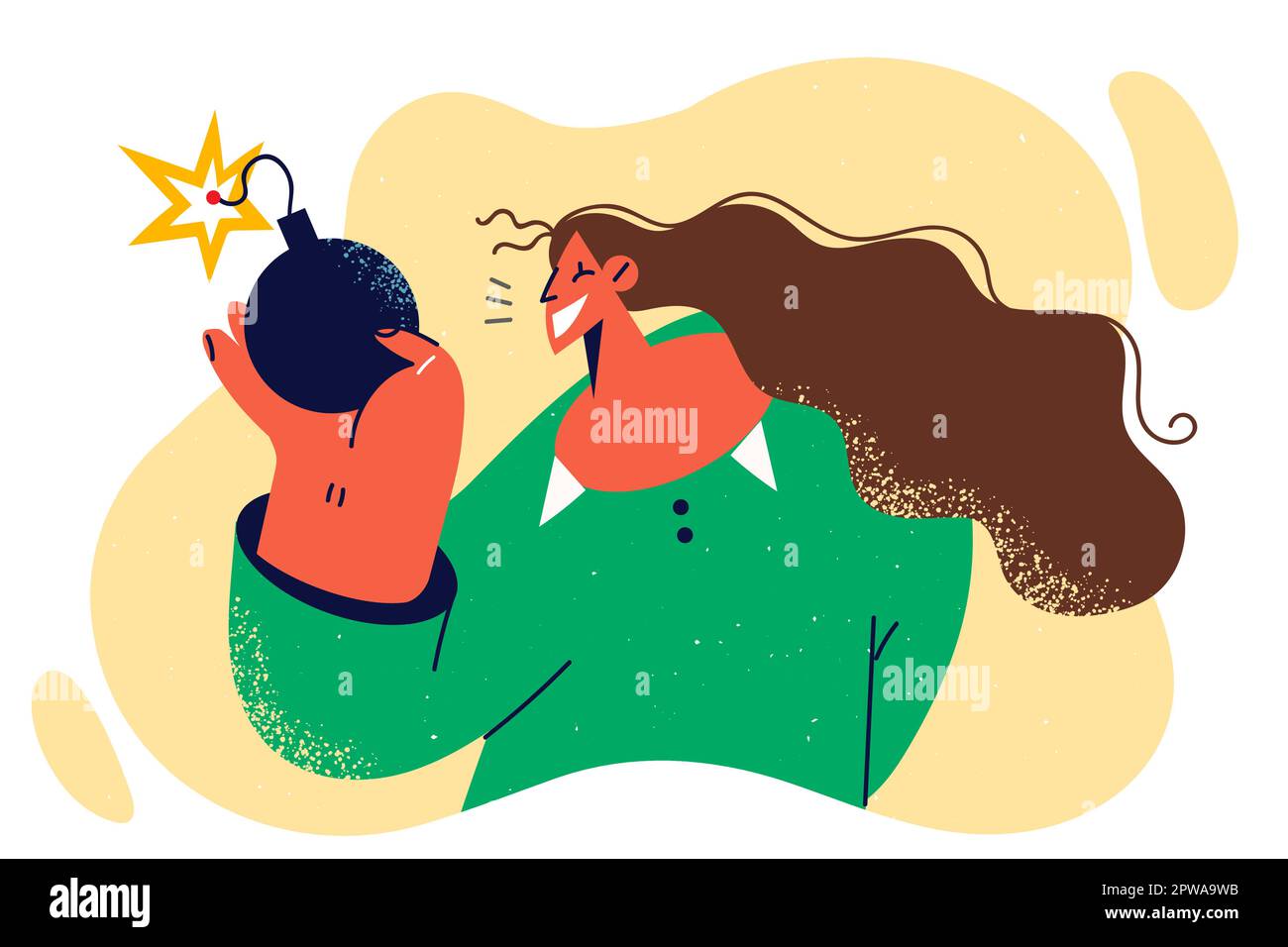 Seine falschen freunde Stock-Vektorgrafiken kaufen - Alamy