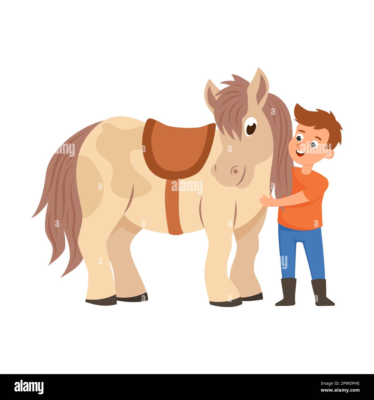 Pony cartoon -Fotos und -Bildmaterial in hoher Auflösung – Alamy
