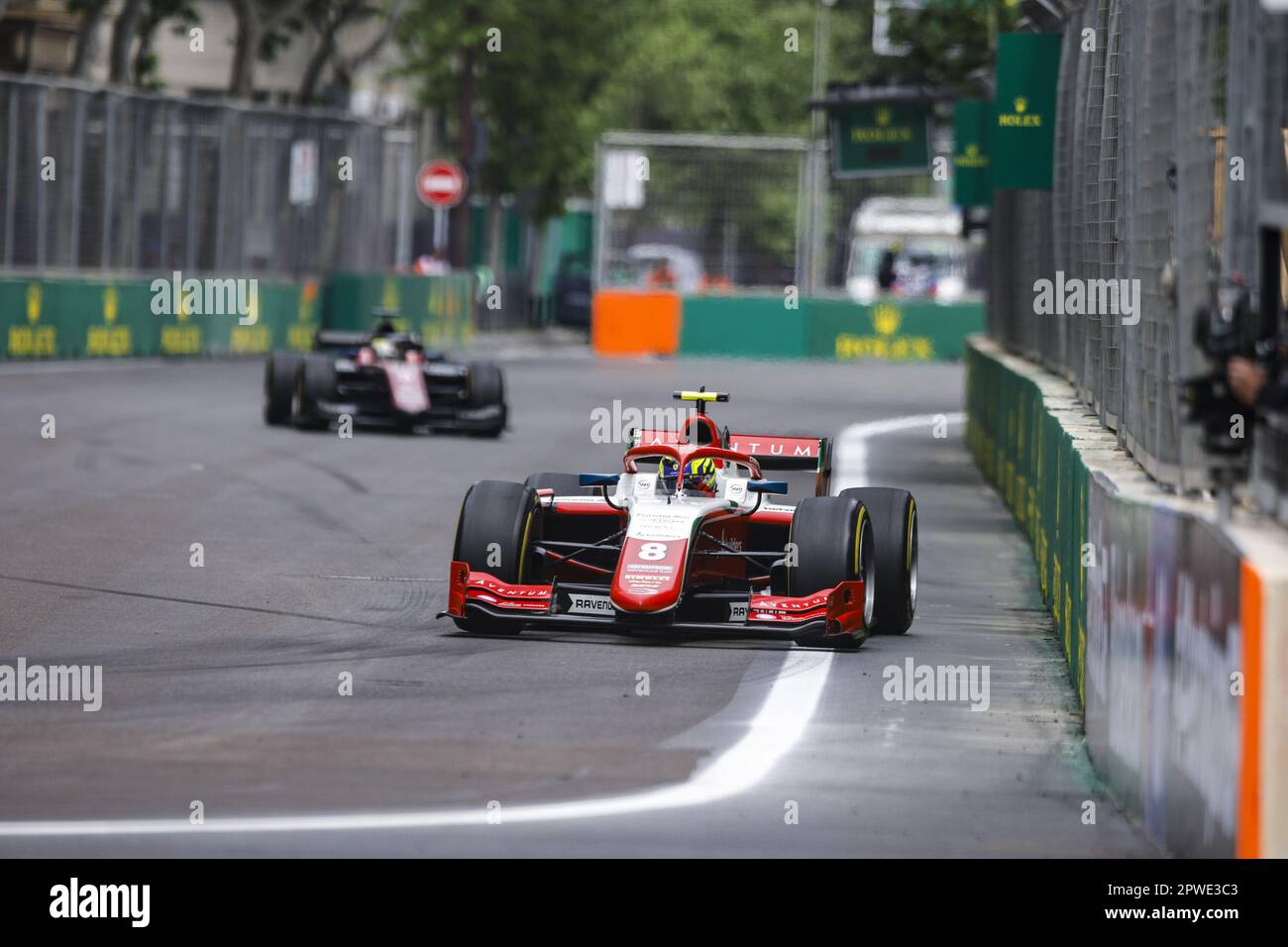 08 BEARMAN Oliver (gbr), Prema Racing, Dallara F2, Action während der 4. Runde der FIA-Formel-2 ...