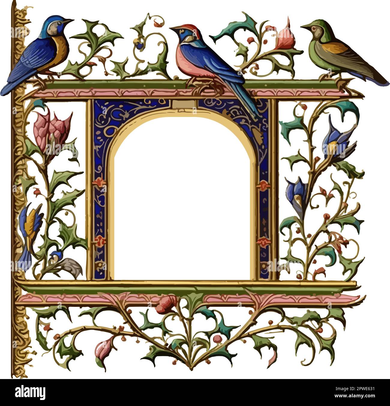 Medieval manuscript Stock-Vektorgrafiken kaufen - Alamy