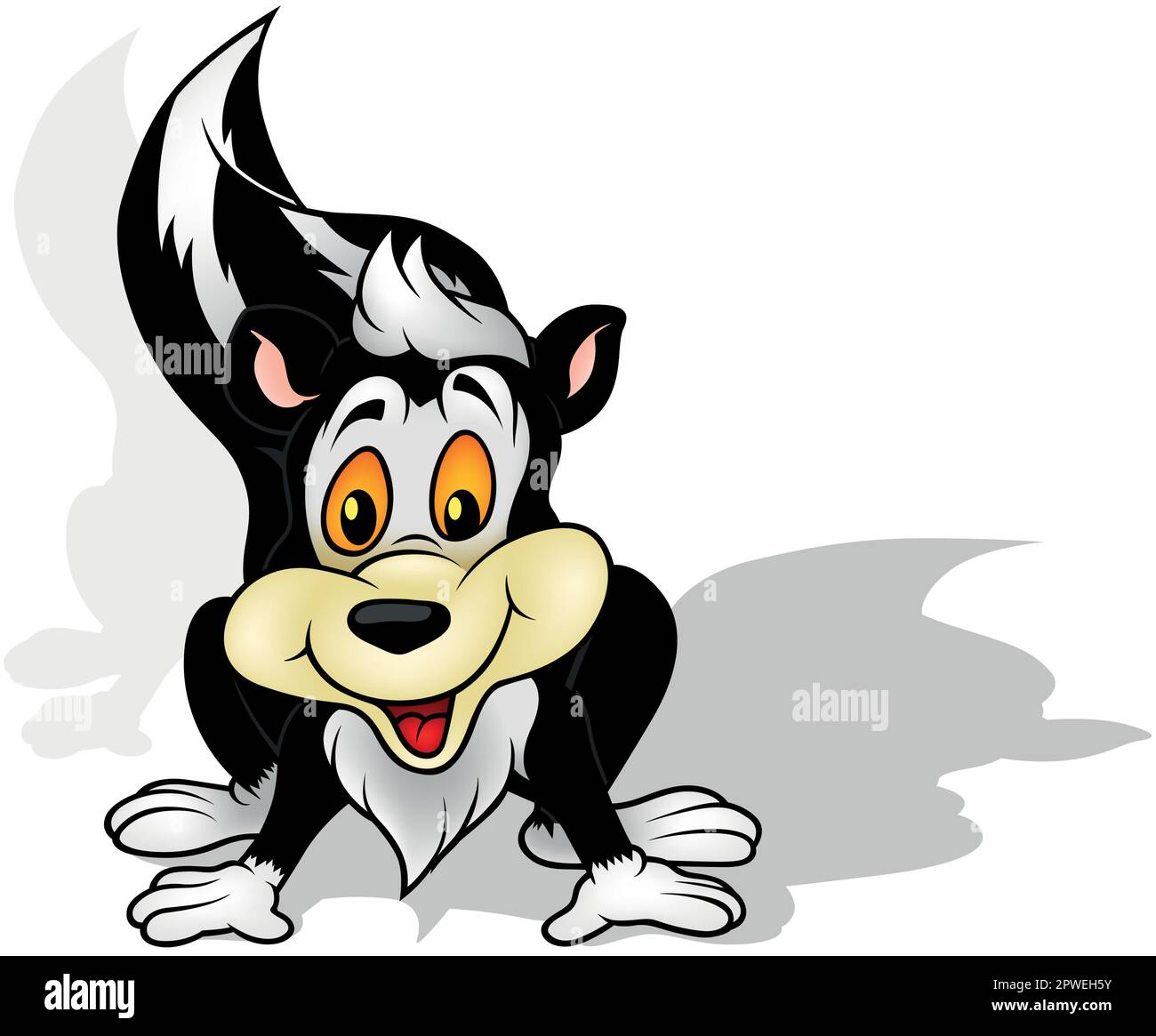 Clipart stinktier Ausgeschnittene Stockfotos und -bilder - Alamy