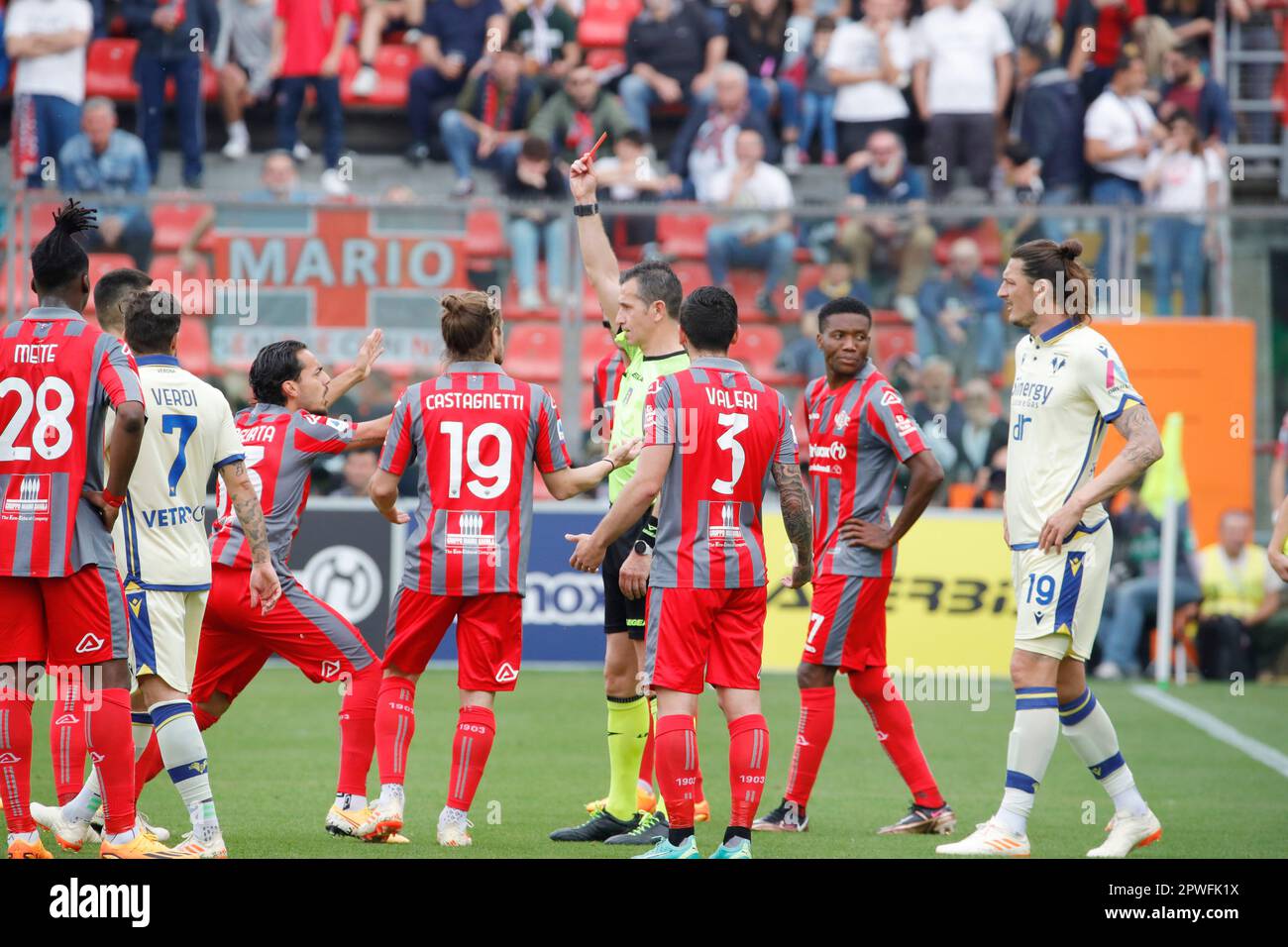 Stadio Giovanni Zini, Cremona, Italien. 30. April 2023. Serie A Fußball ...