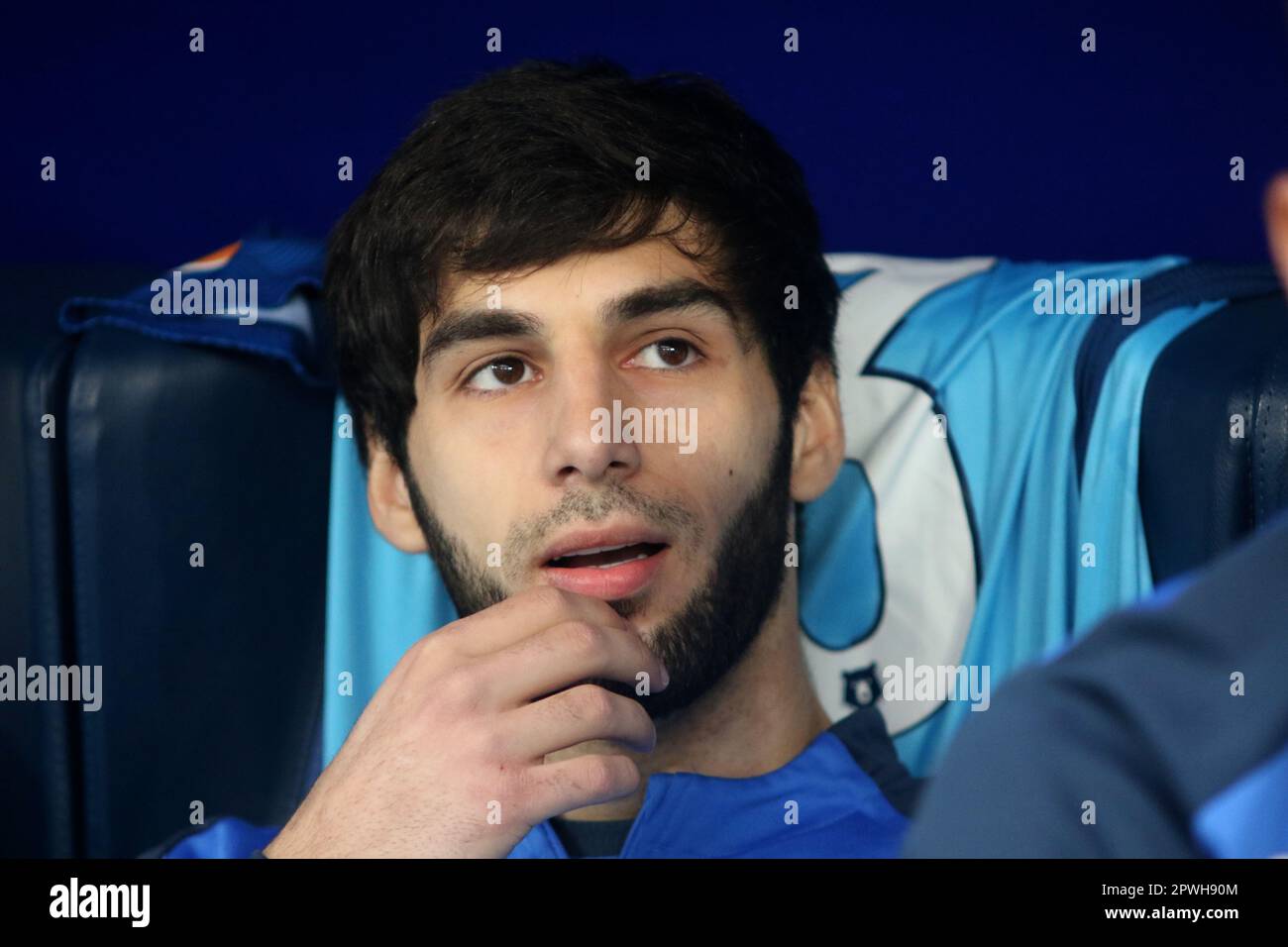 St. Petersburg, Russland, 22. April 2023: Fußball. Russische Premier ...