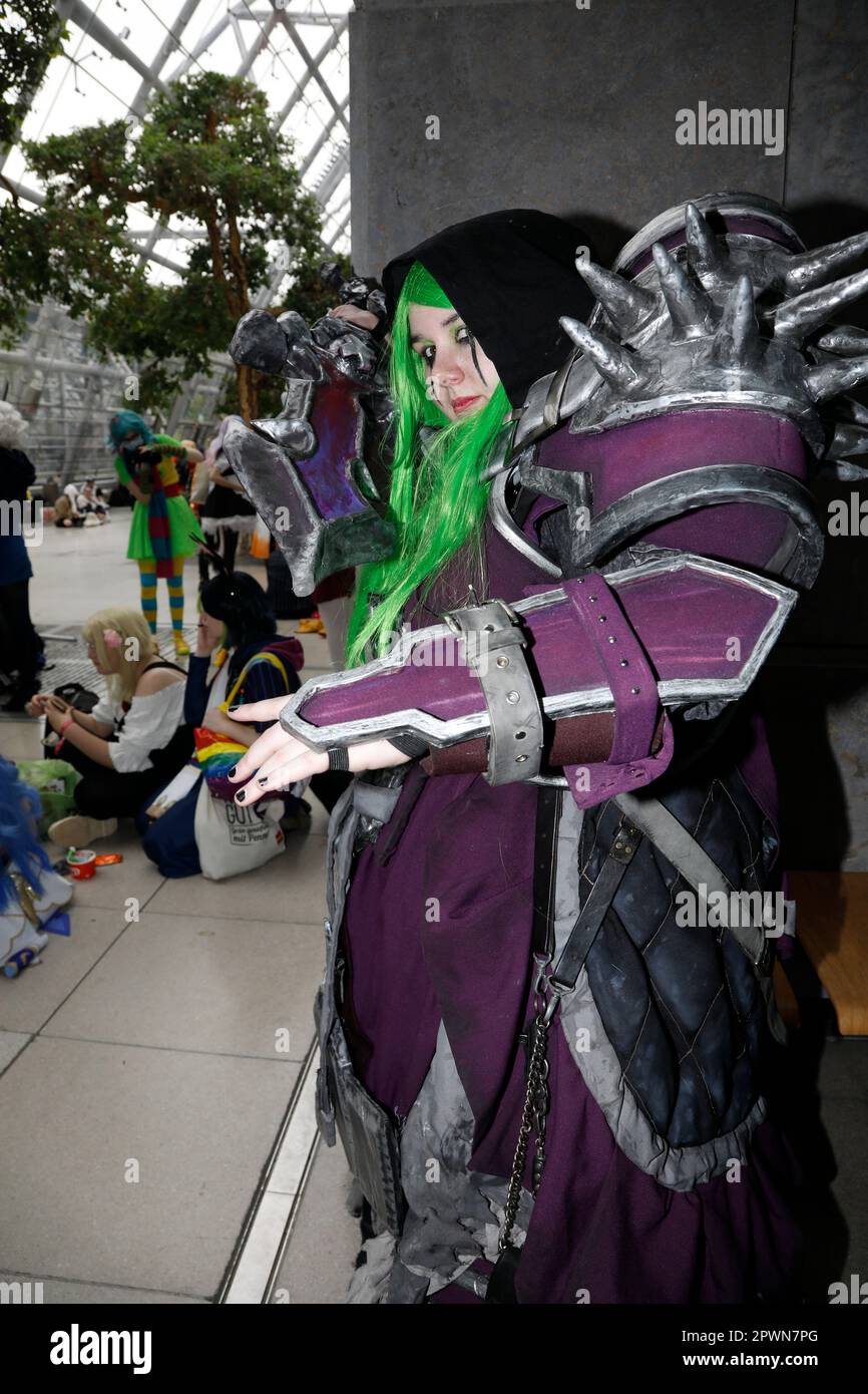 Cosplayer bei der Manga-Comic-Con auf der Leipziger Buchmesse 2023 ...