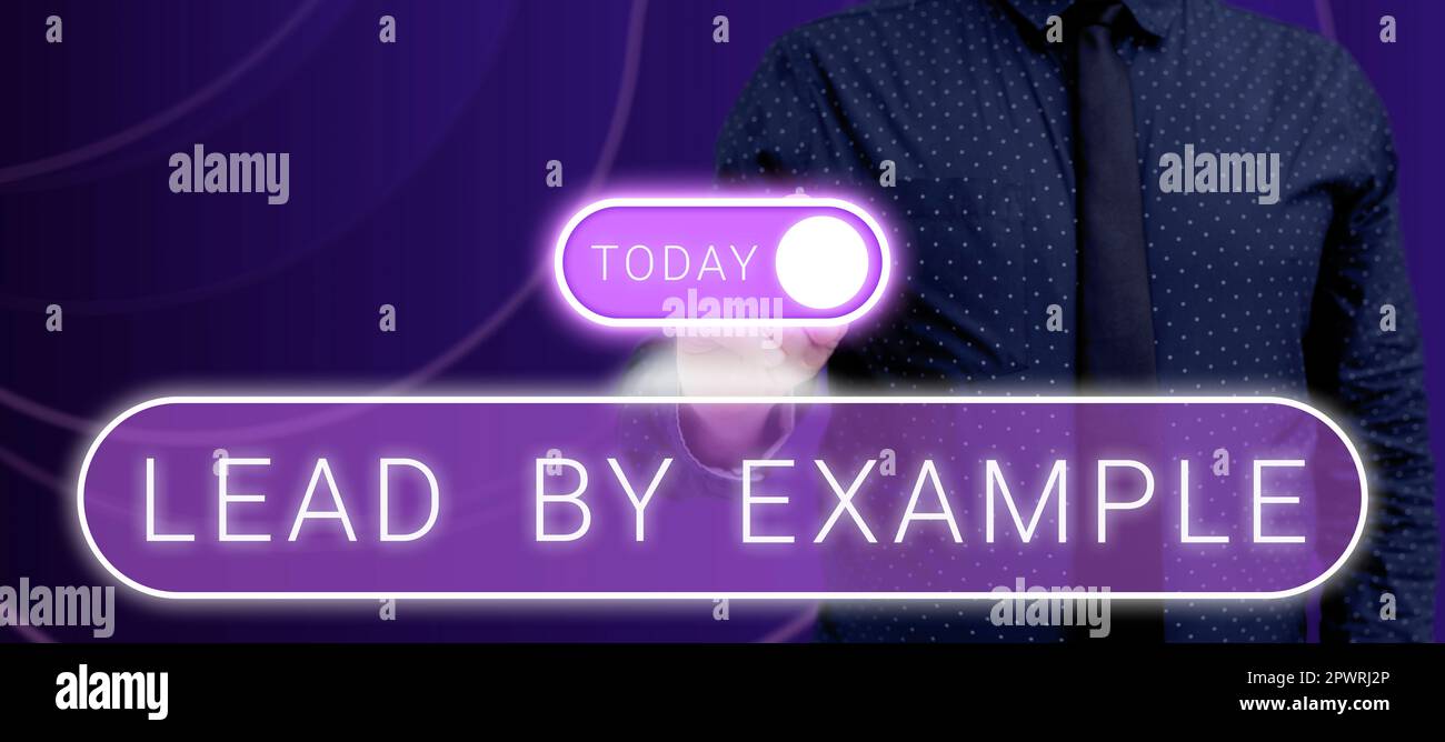 Konzeptionelle Beschriftung Vorbildfunktion, Internetkonzept ein Mentor ...