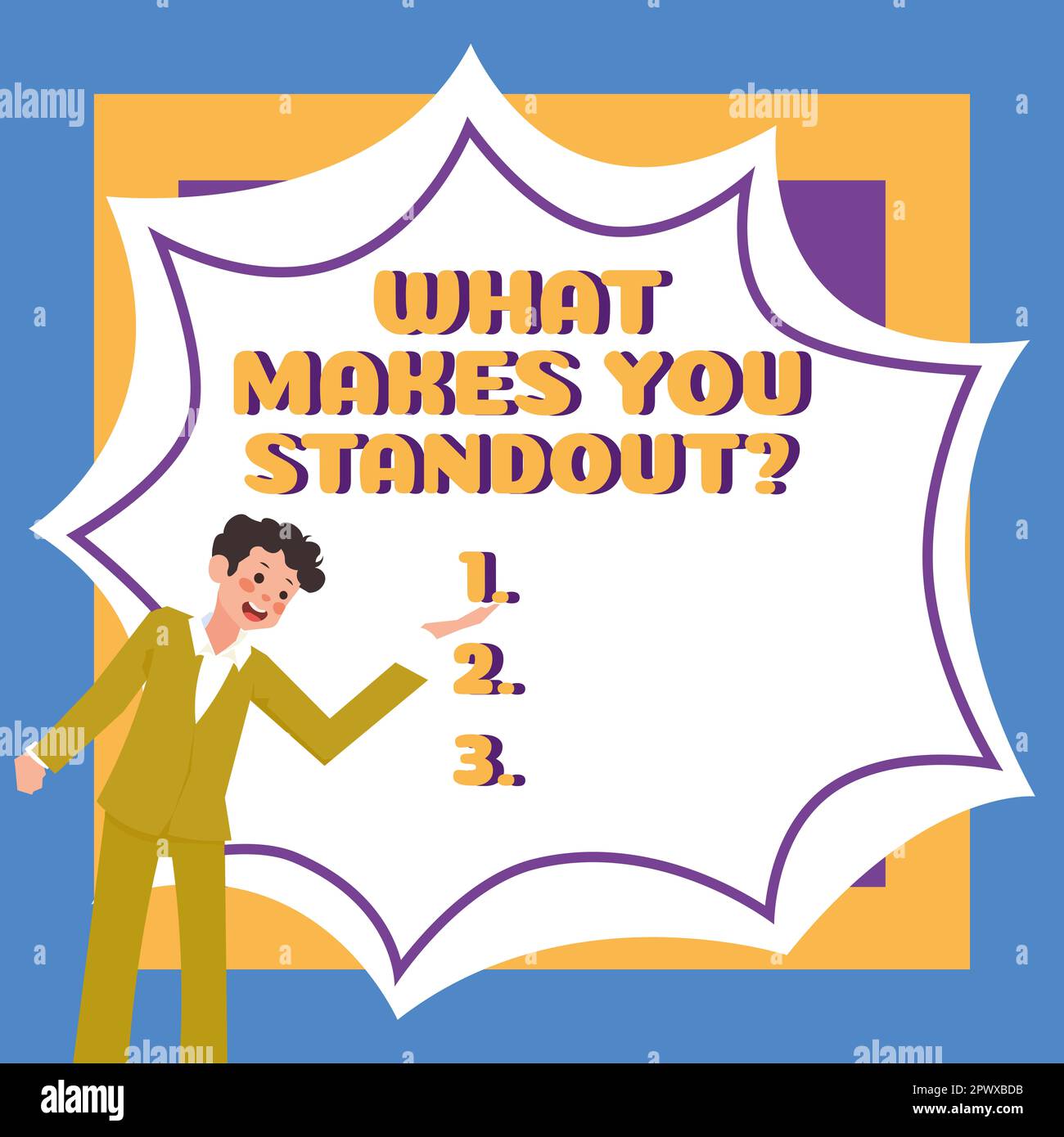 Begrifflicher Titel Was macht Sie besonders, Konzept bedeutet, jemanden ...