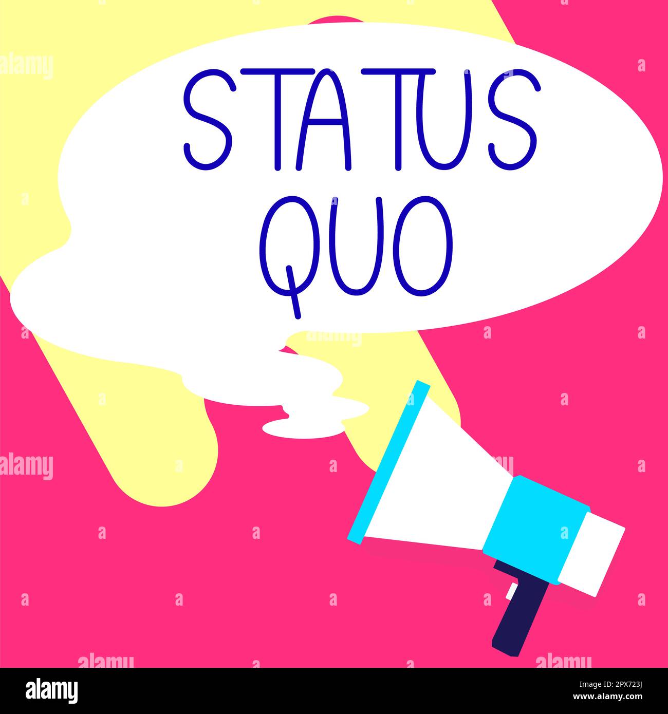 Konzeptionelle Darstellung Status Quo, Konzept bedeutet aktuellen Stand ...