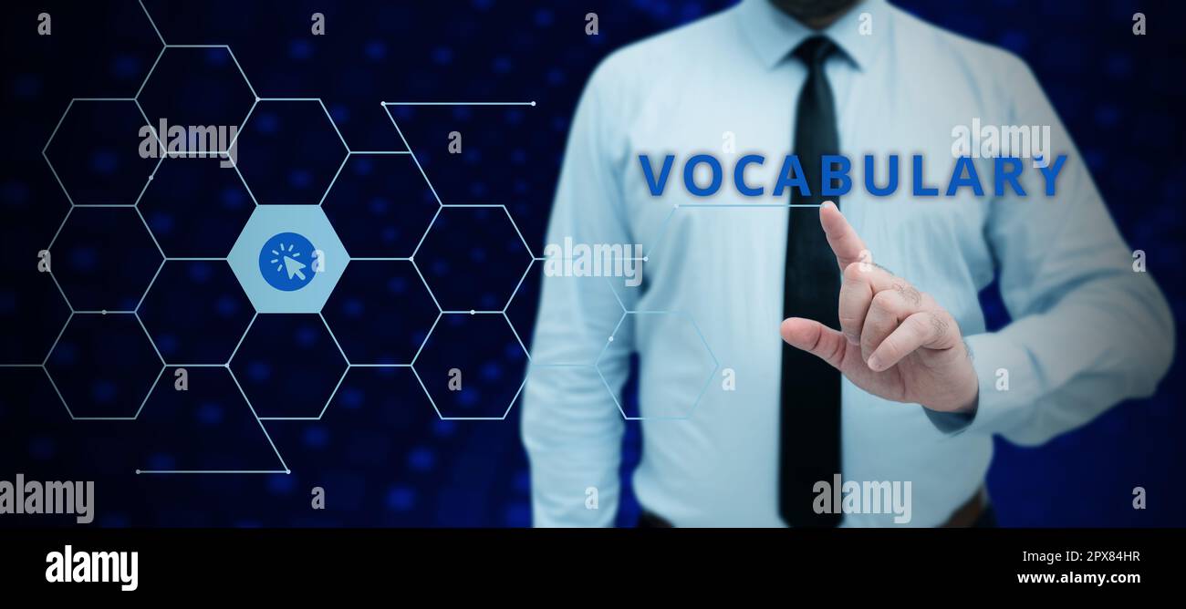 Textbeschriftung mit Vokabeln, begrifflicher Fotosammlung von Wörtern ... Textbeschriftung mit Vokabeln, begrifflicher Fotosammlung von Wörtern ...