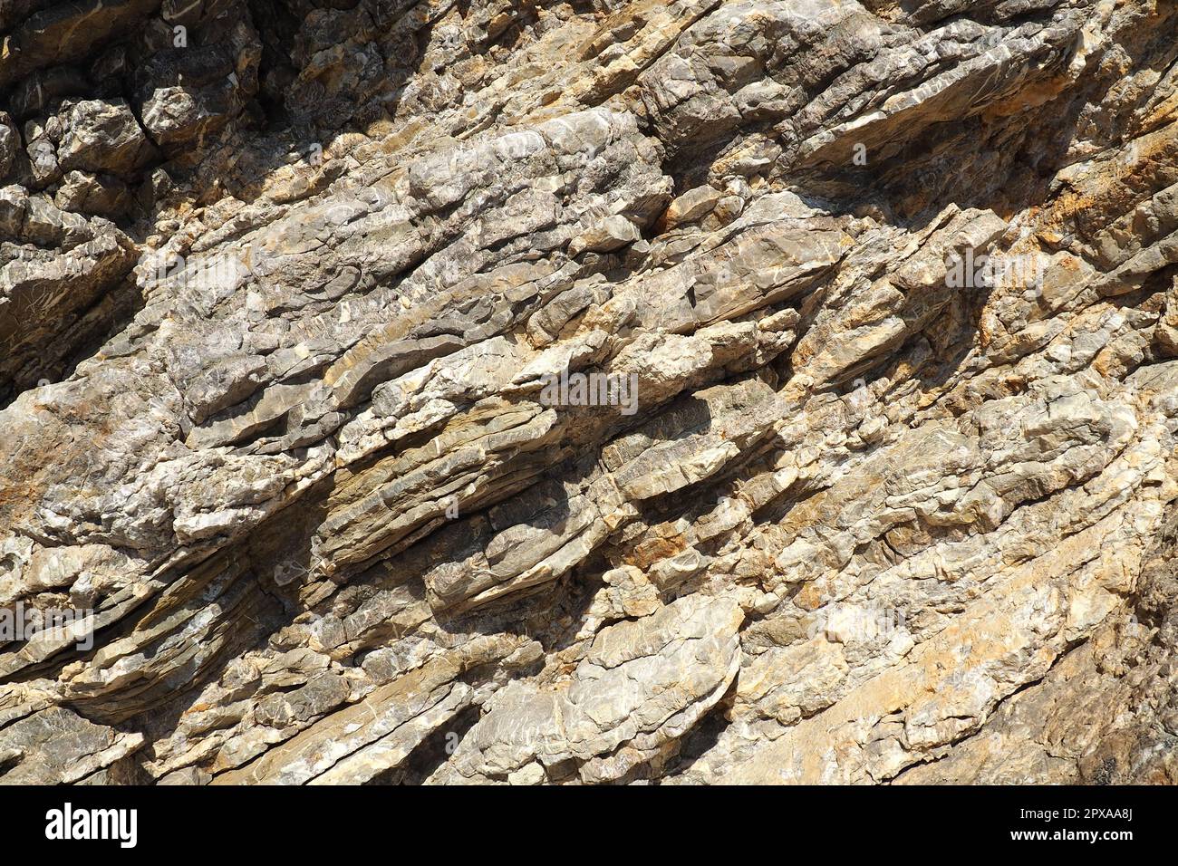 Flysch ist eine Reihe von Sedimentgesteinen aus dem Meer, die ...