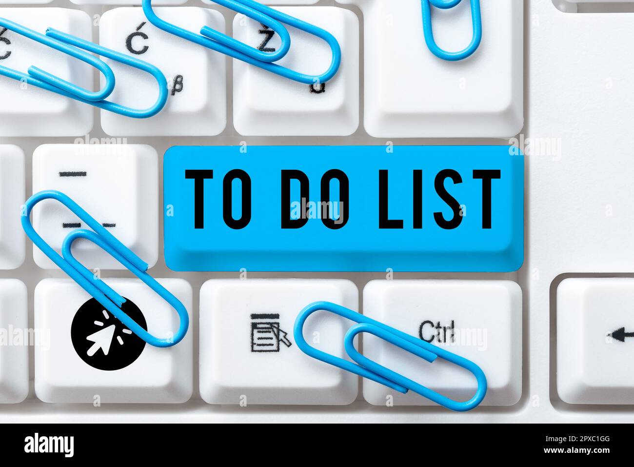 Textzeichen mit To-do-Liste, Internetkonzept Eine Struktur, die in der ...