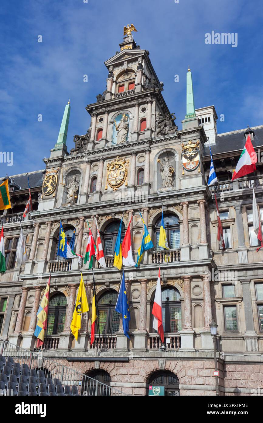 stadhuis, historisches Rathaus im Renaissance-Stil, aus dem 16 ...