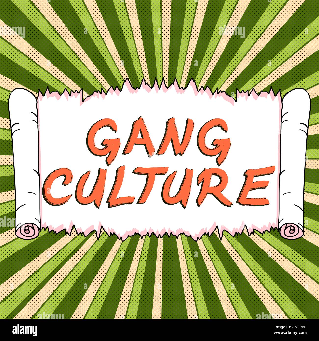 Handgeschriebene Schilder Gang-Kultur, Geschäftsidee bestimmte ...