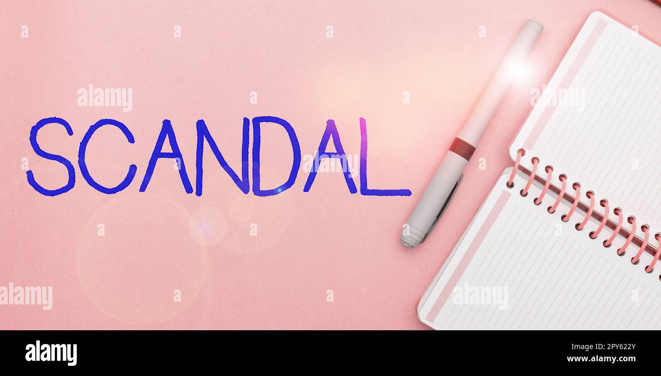 Handgeschriebene Schilderskandale, Unternehmen zeigen eine Handlung ... Handgeschriebene Schilderskandale, Unternehmen zeigen eine Handlung ...