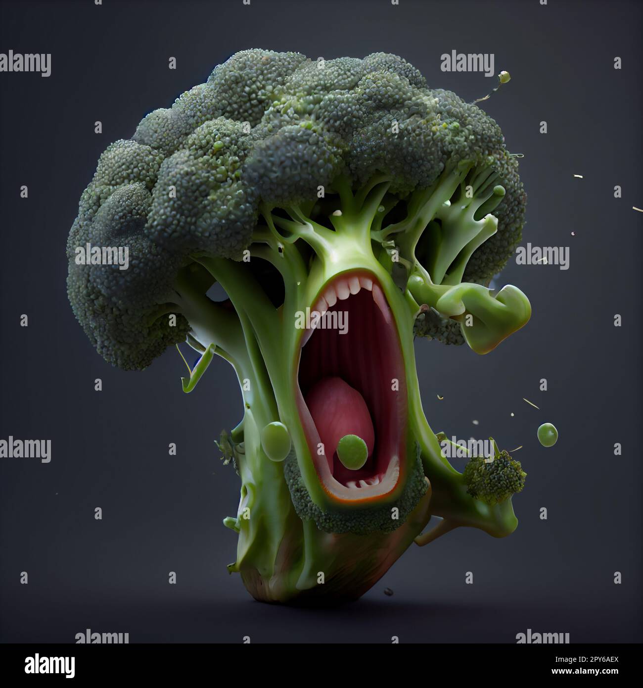 Broccoli cartoon character -Fotos und -Bildmaterial in hoher Auflösung ...