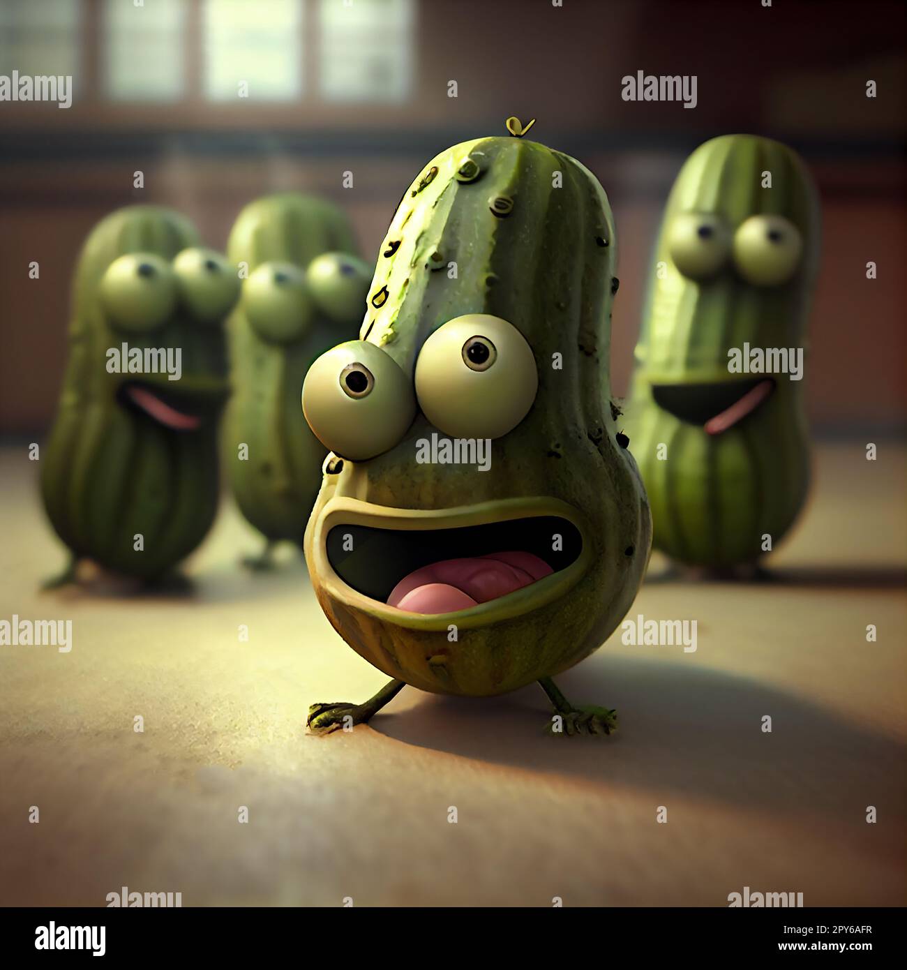 Gurke cartoon -Fotos und -Bildmaterial in hoher Auflösung – Alamy