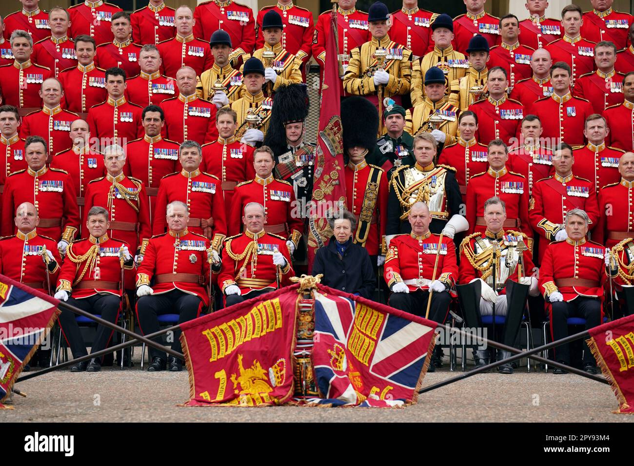 Britain's Princess Anne, as Colonel of The Blues and Royals (Royal ...