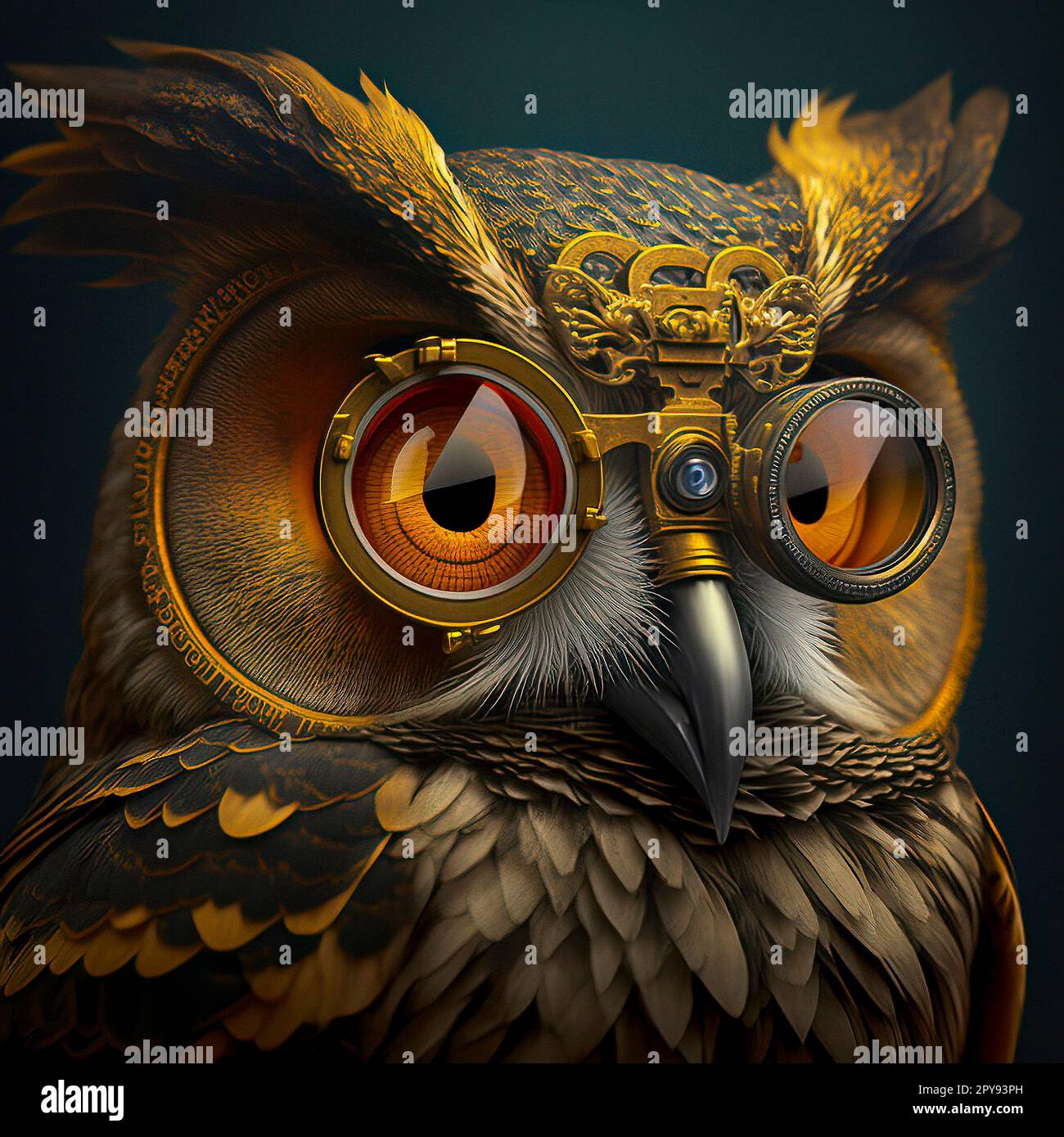 Steampunk eule -Fotos und -Bildmaterial in hoher Auflösung – Alamy