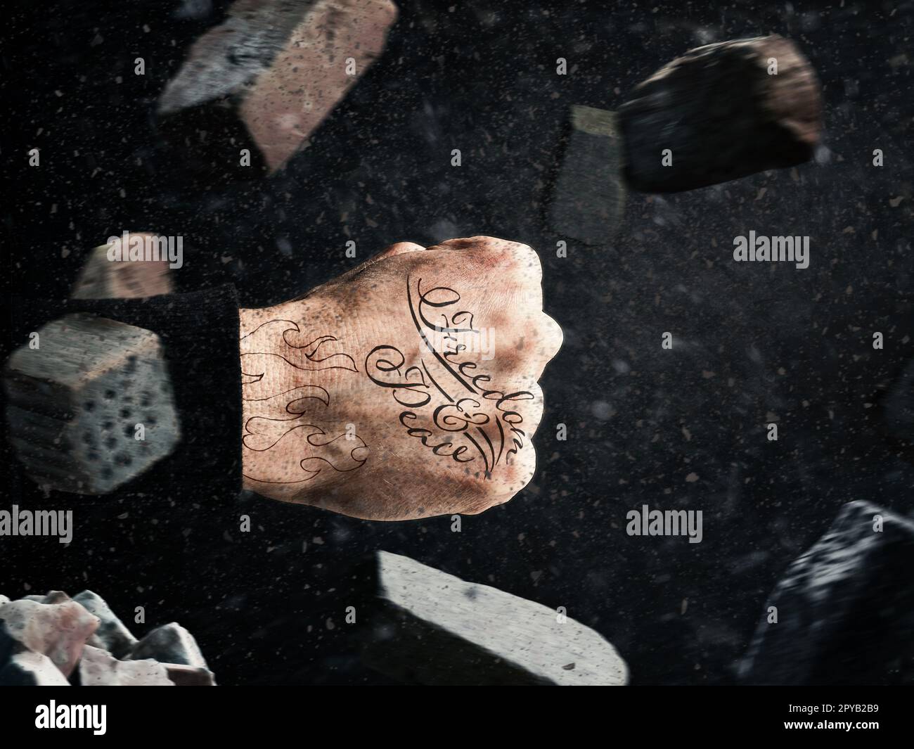 Faust tattoo -Fotos und -Bildmaterial in hoher Auflösung – Alamy