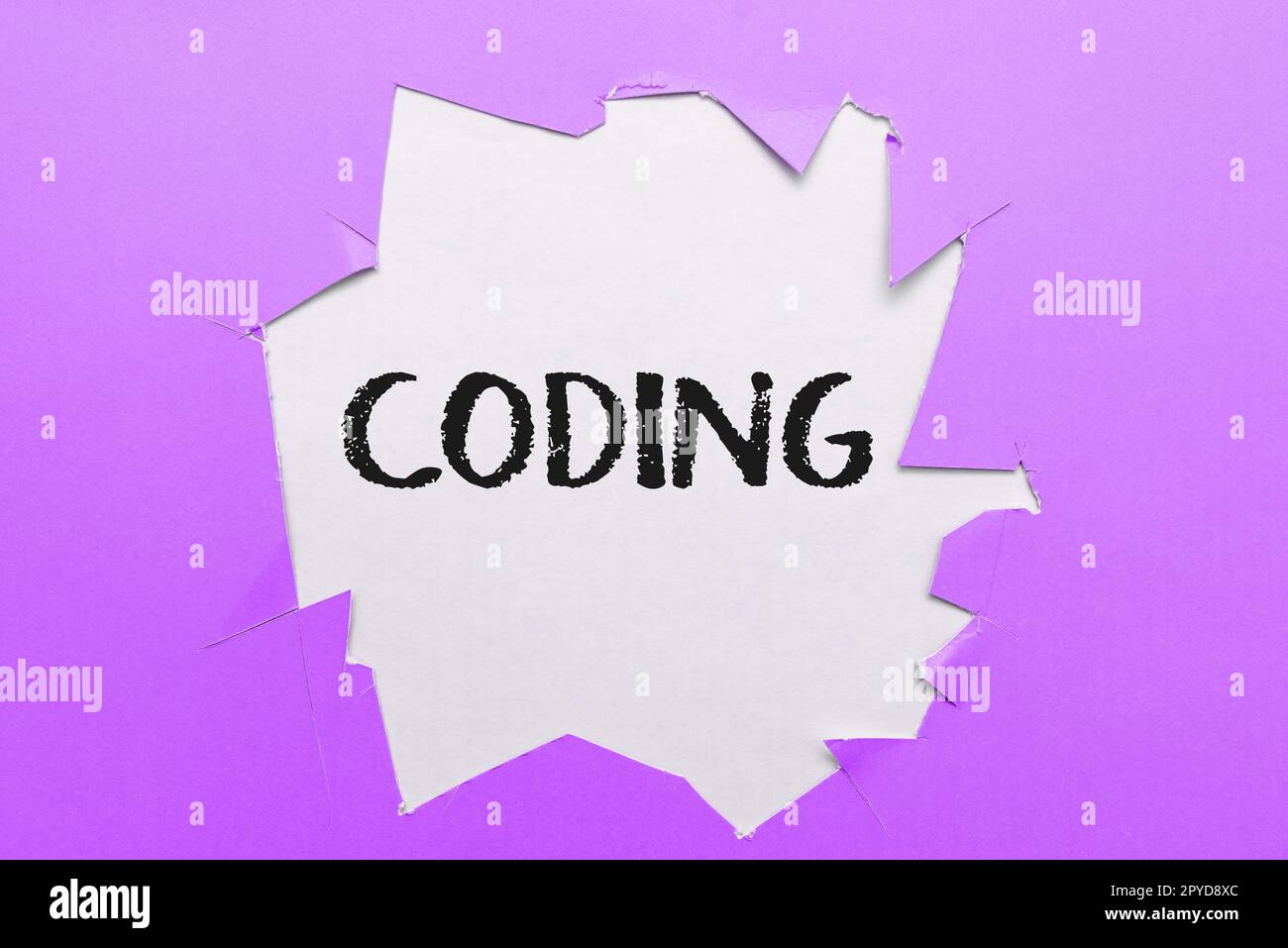 Schreiben mit Textcodierung. Geschäftskonzept, das einem Objekt Code zur Identifikation der ...