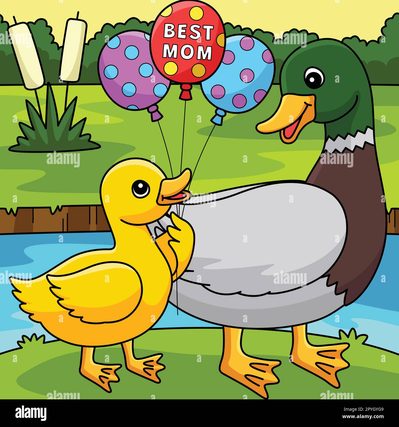 Ente cartoon -Fotos und -Bildmaterial in hoher Auflösung – Alamy