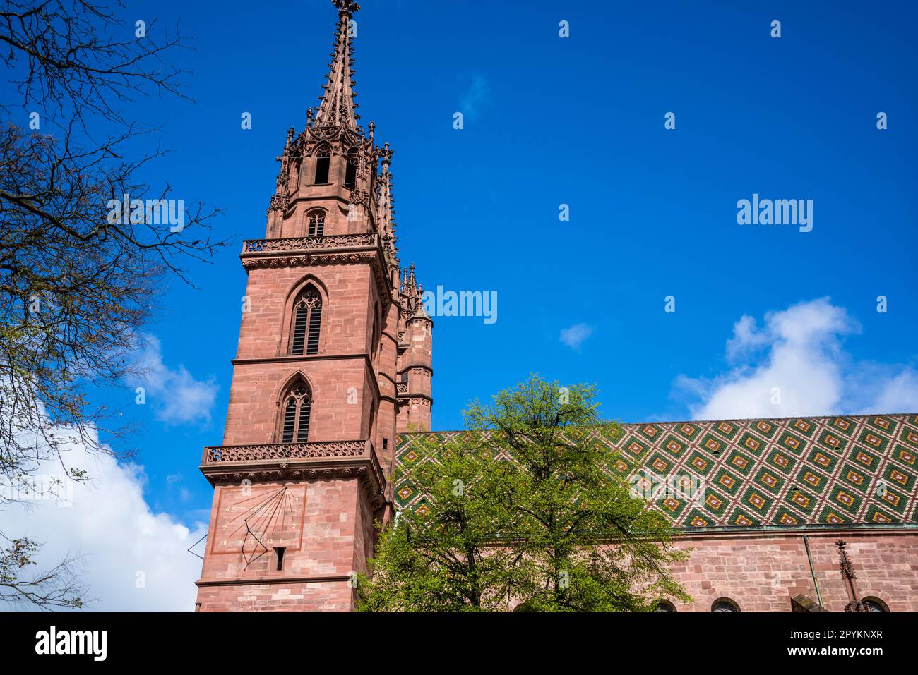Basler Münster, ursprünglich eine katholische Kathedrale und heute eine ...