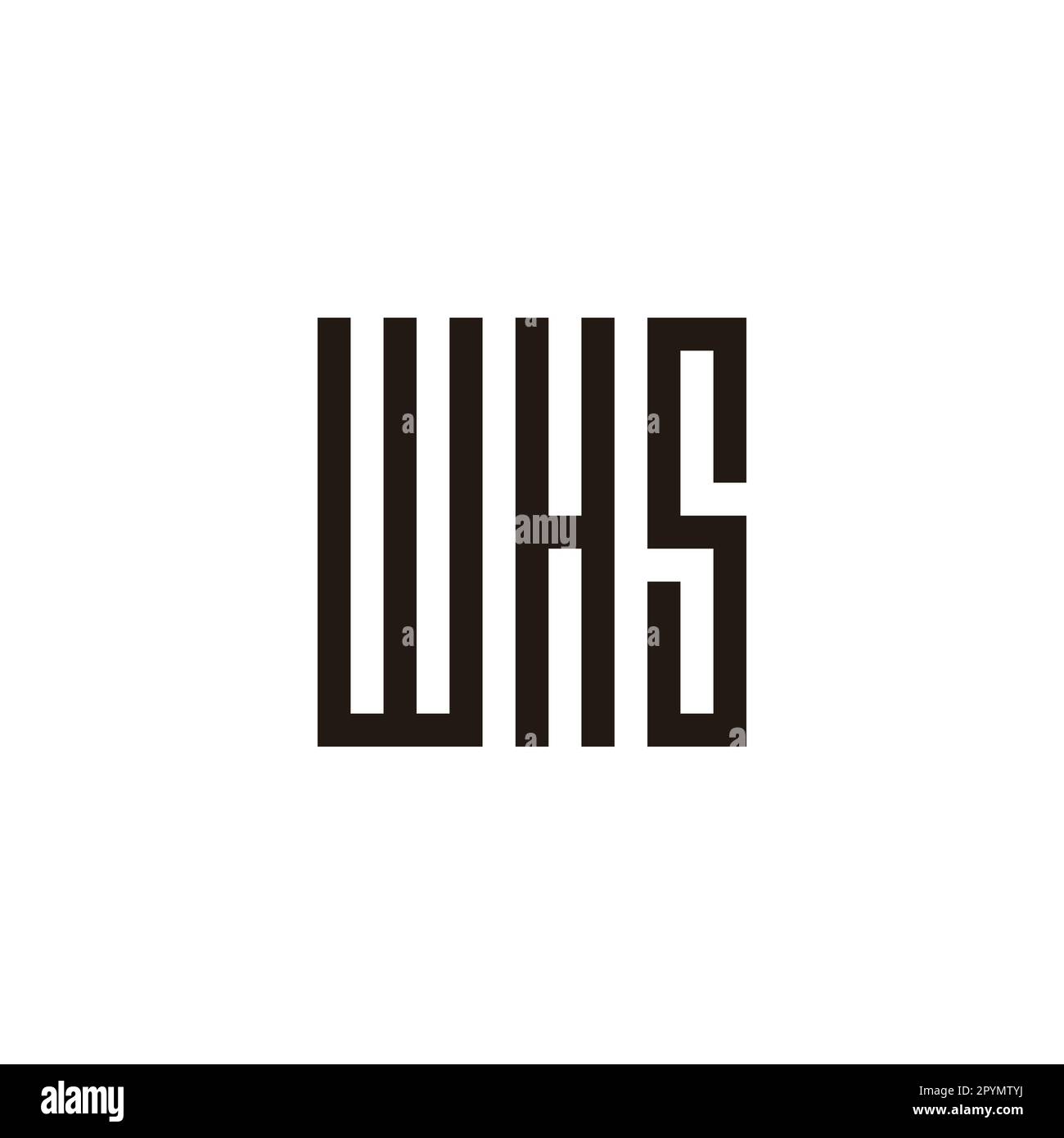 Whs logo design Stock-Vektorgrafiken kaufen - Alamy