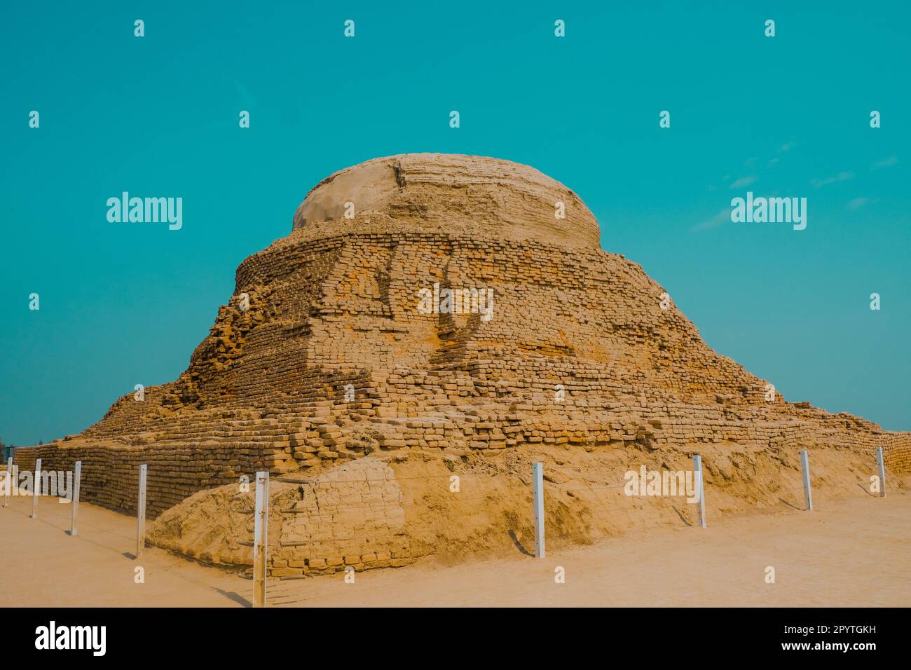 Mohenjo Daro, Sindh Pakistan - 28. Februar 2023: Indus-Zivilisation Der ...