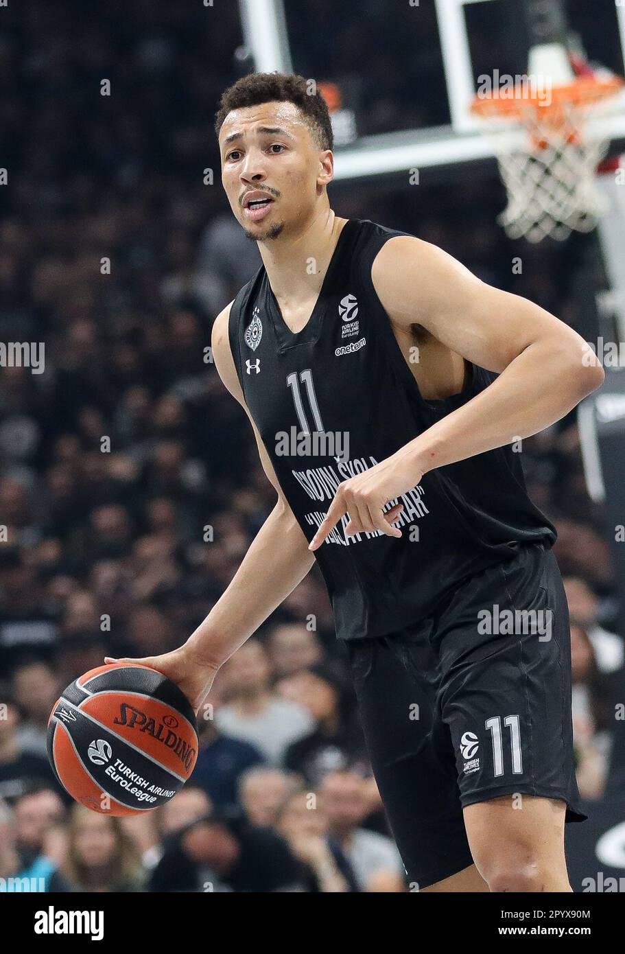 Belgrad, Serbien, 4. Mai 2023. Dante Exum von Partizan Mozzart Bet ...