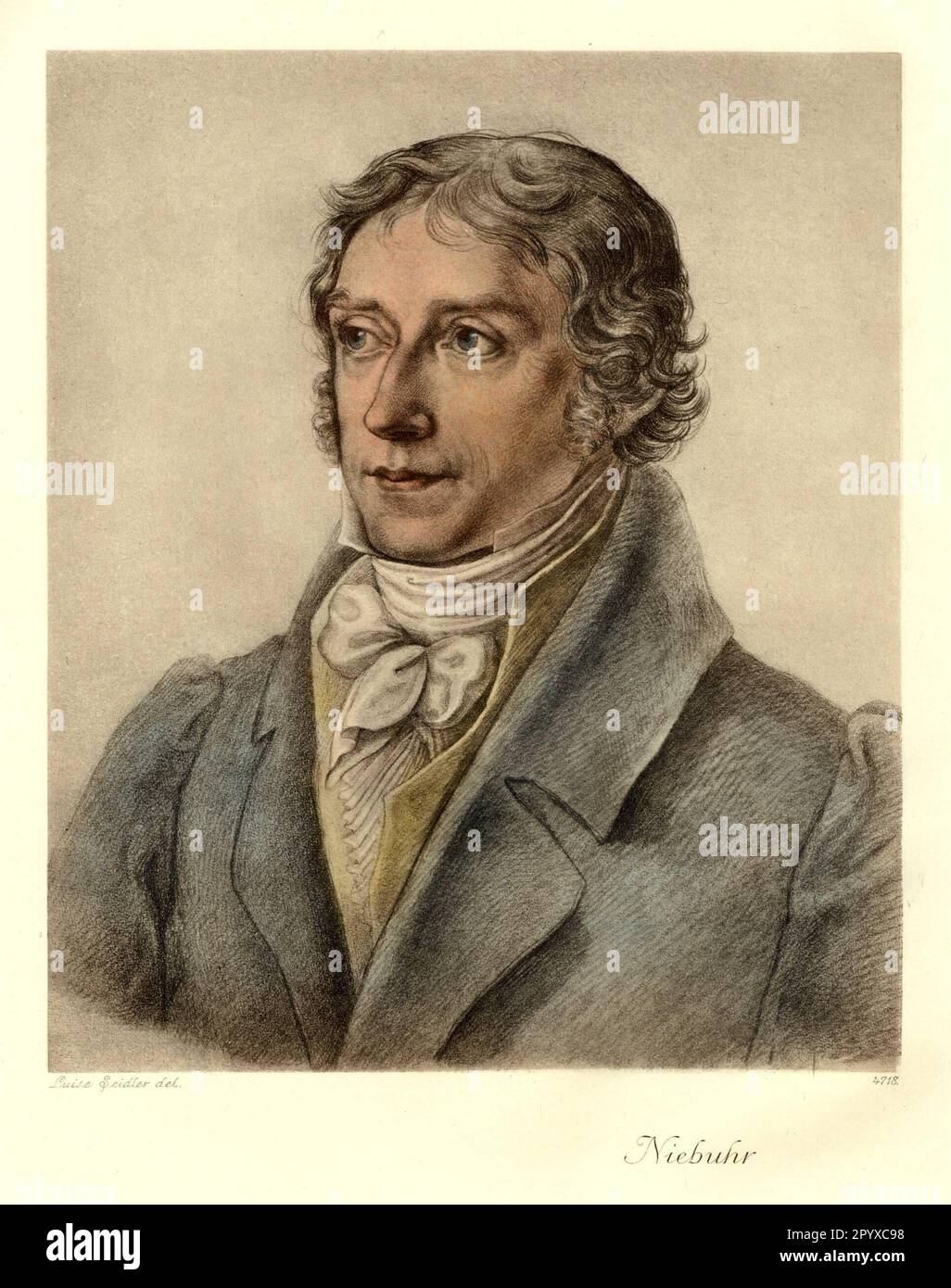 Barthold Georg Niebuhr (1776-1931), Deutscher Historiker und Politiker ...