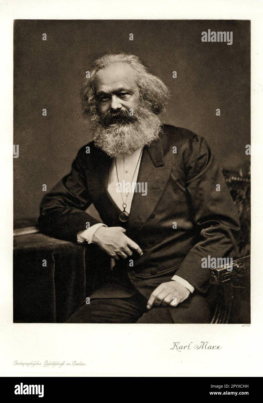Karl Heinrich Marx (1818-1883), deutscher Philosoph, Nationalökonom und ...