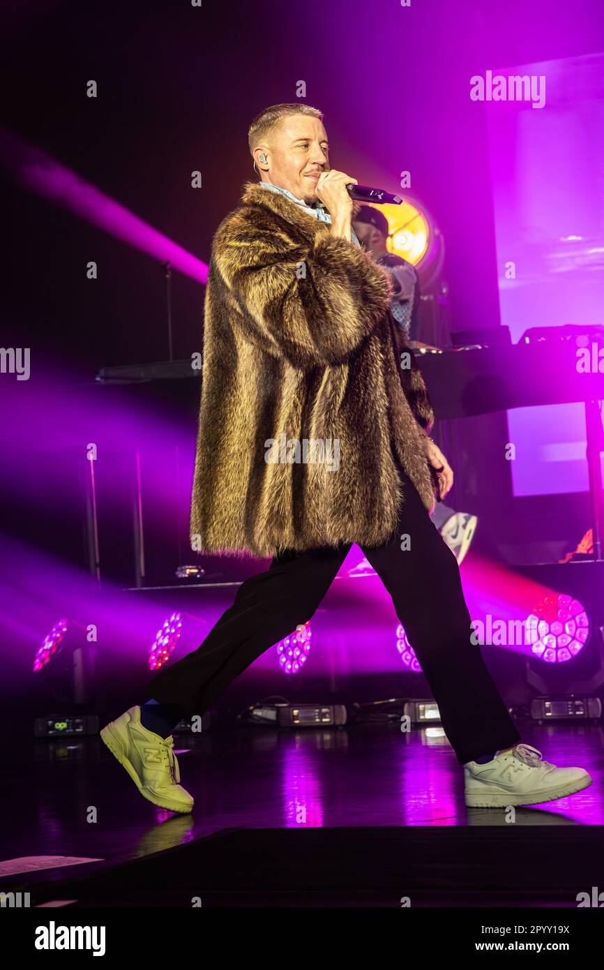 Mailand Italien. 03. Mai 2023 Der amerikanische Rapper MACKLEMORE tritt ...