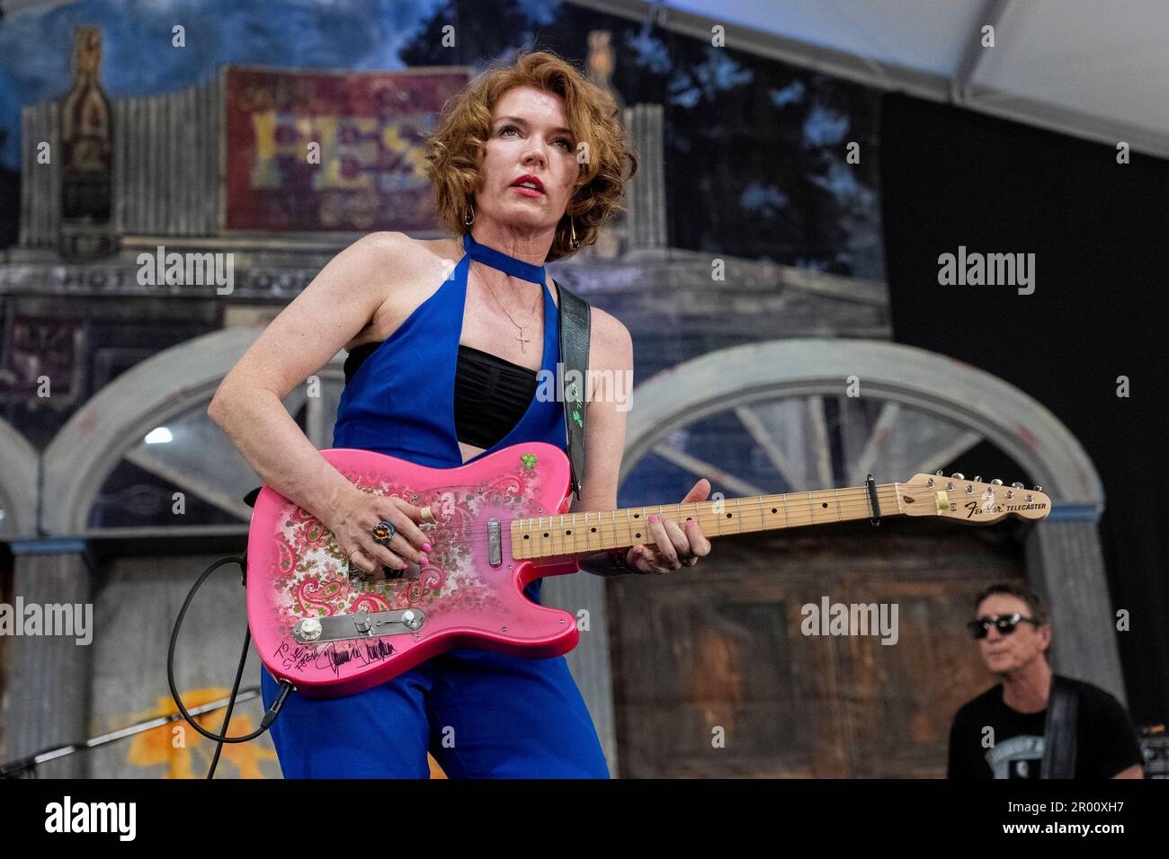Sue Foley performs at the 2023 New Orleans Jazz & Heritage Festival on ...