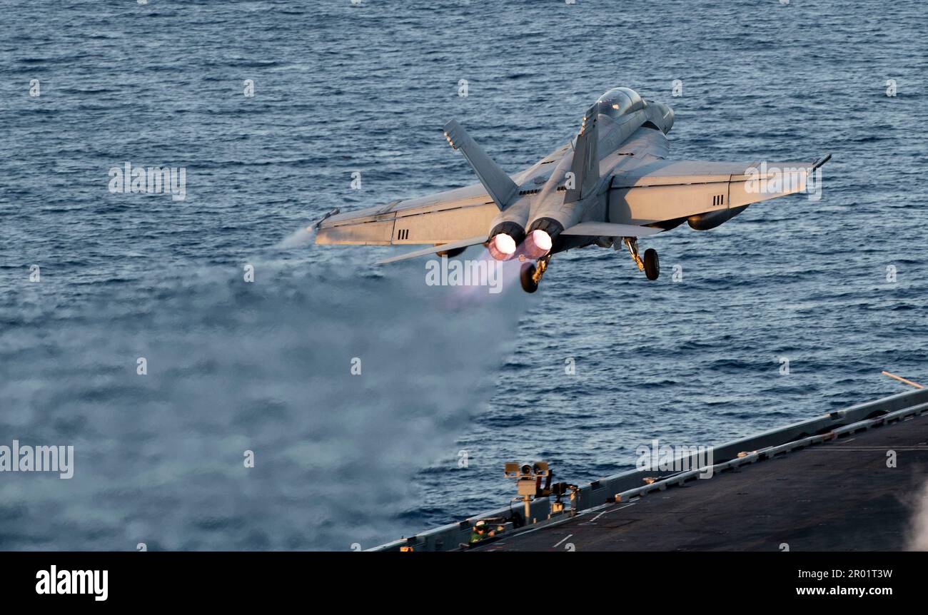 USS Nimitz, internationale Gewässer. 03. Mai 2023. EIN US ...