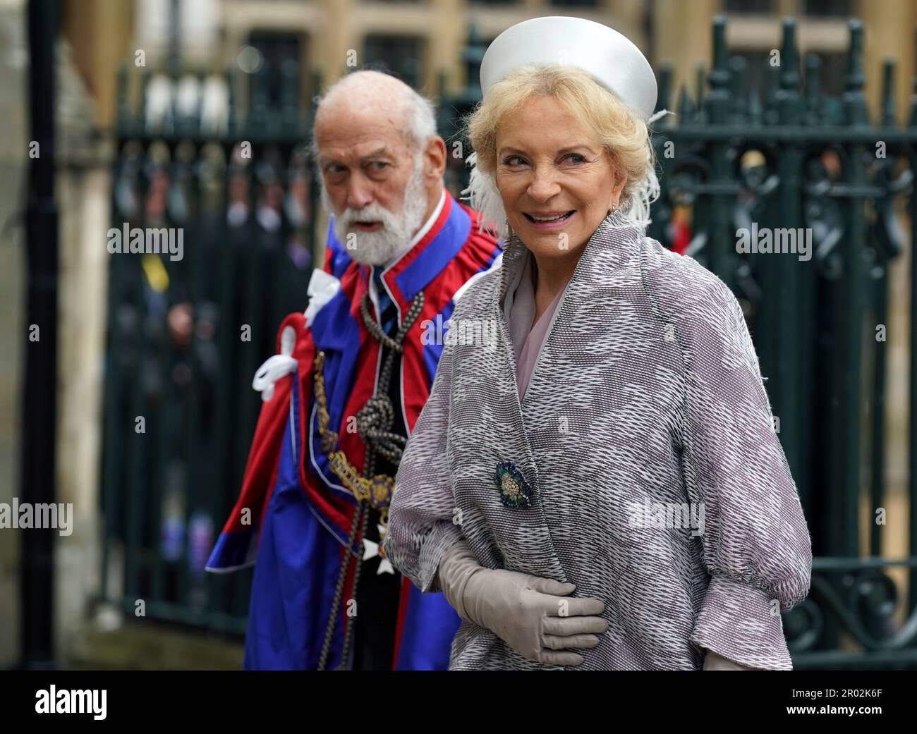 Prinzessin Michael von Kent und Prinz Michael von Kent, Ankunft in ...