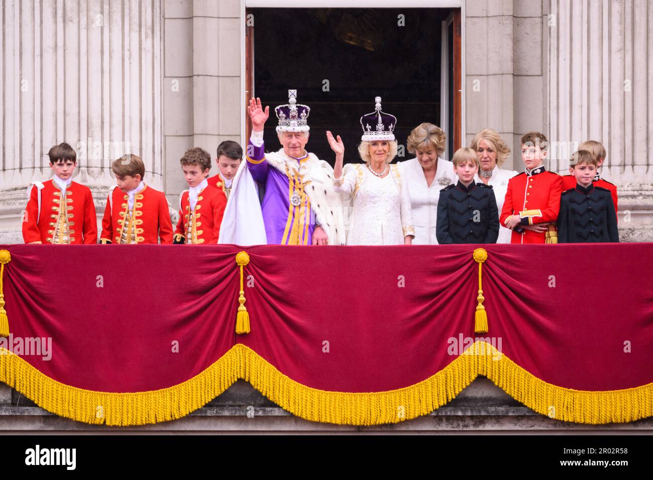 London, Großbritannien. 6. Mai 2023. König Karl III. Und Königin ...