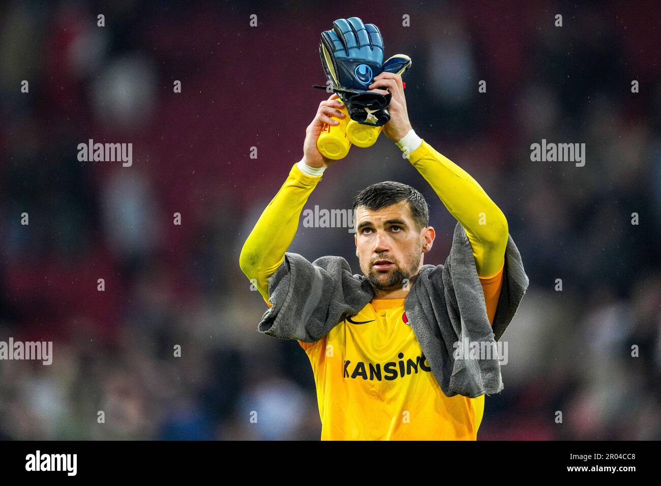 AMSTERDAM - AZ Alkmaar Torwart Mathew Ryan während des niederländischen ...
