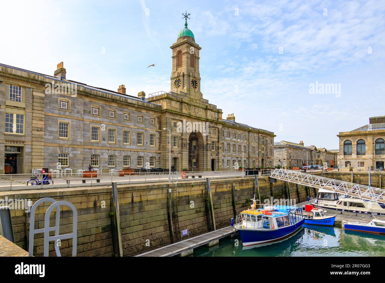 Das Melville Building am Royal William Yard, ein ehemaliger ...