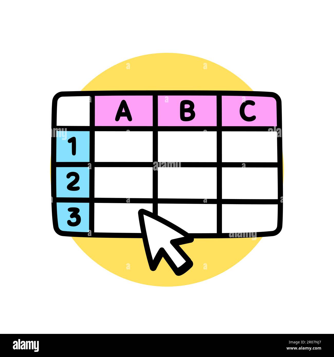 Klare Tabelle Clipart