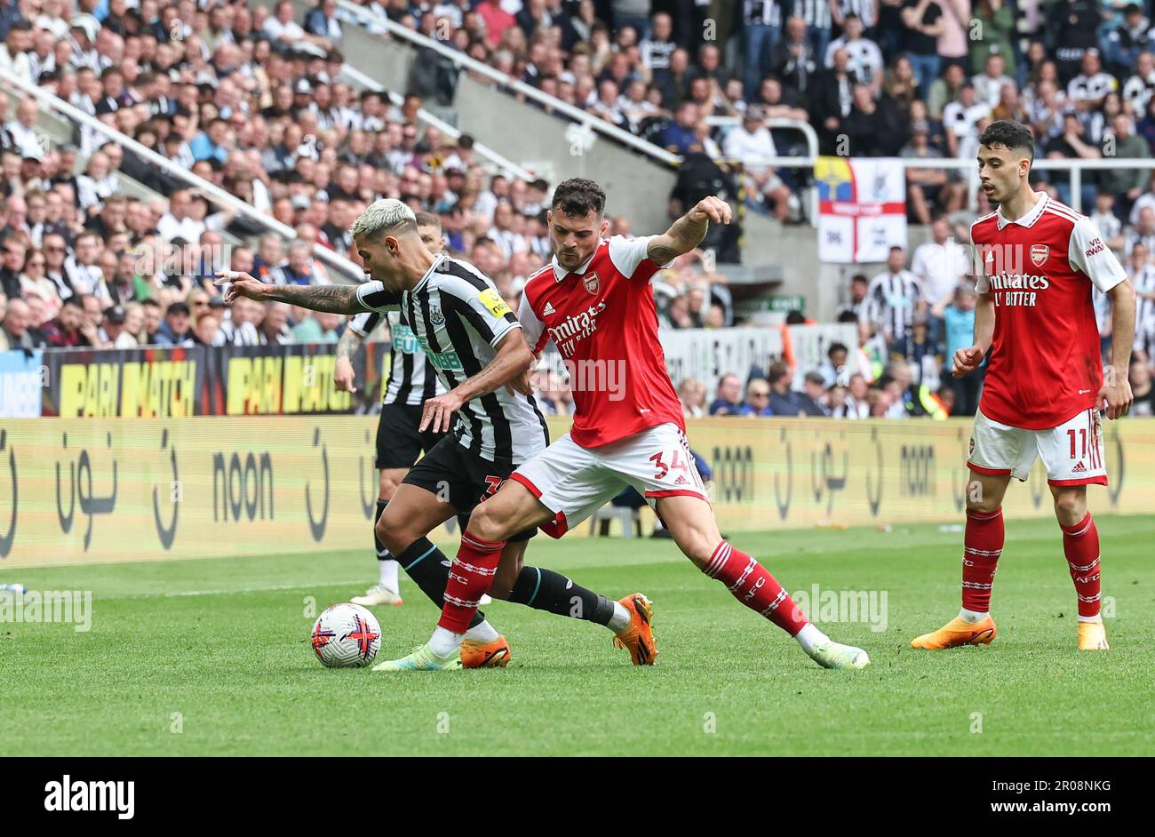 7. Mai 2023; St James' Park, Newcastle, England: Premier League Football, Newcastle United gegen ...