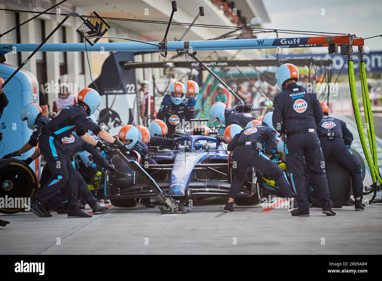 Miami Gardens, Florida, USA. 7. Mai 2023 Wettkampftag. Starting Grid ...