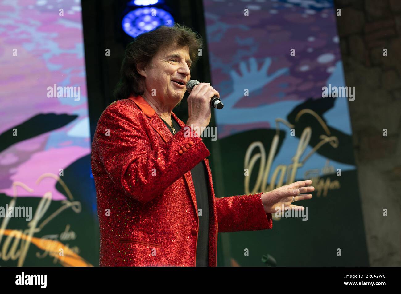 PALMA, SPANIEN - APRIL 30 2023 : Olaf der Flipper - Olaf Malolepski At ...