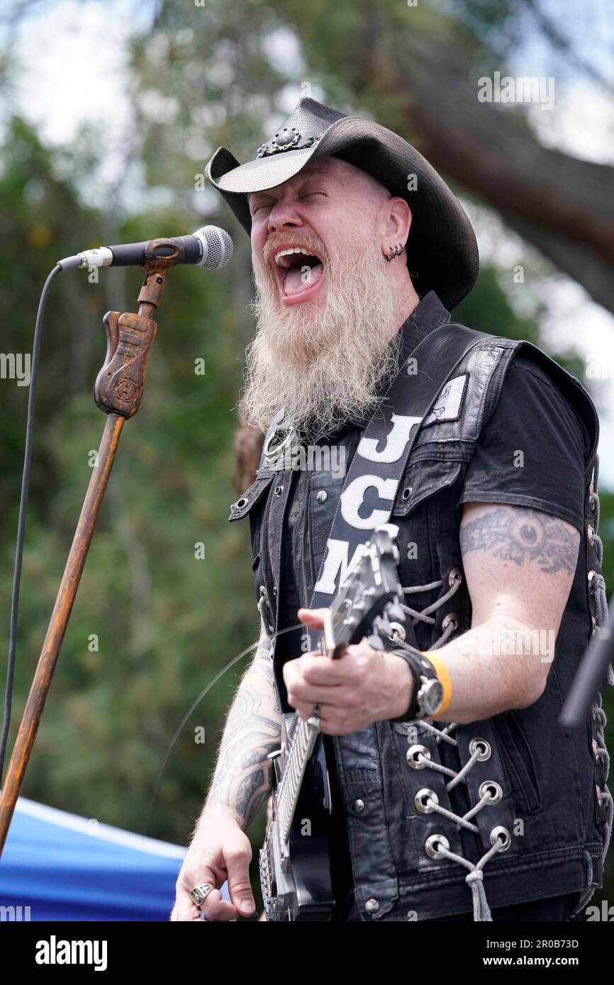 6. Mai 2023: Musiker - Jason Charles Miller und seine Band auf der ...