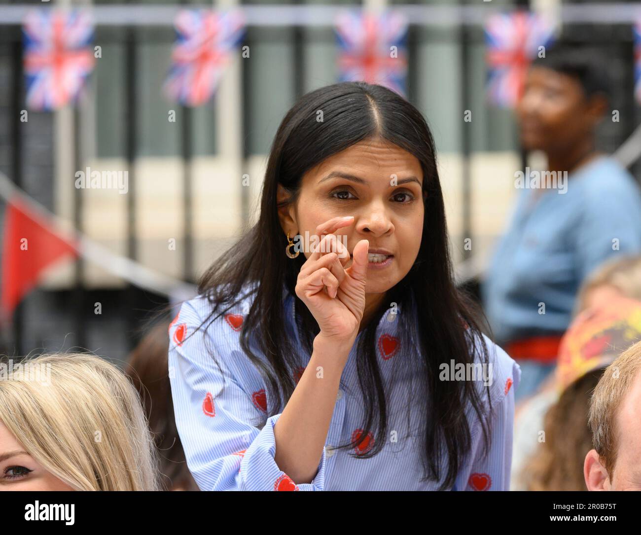 Akshata Murty - Ehefrau von Premierminister Rishi Sunak - beim ...