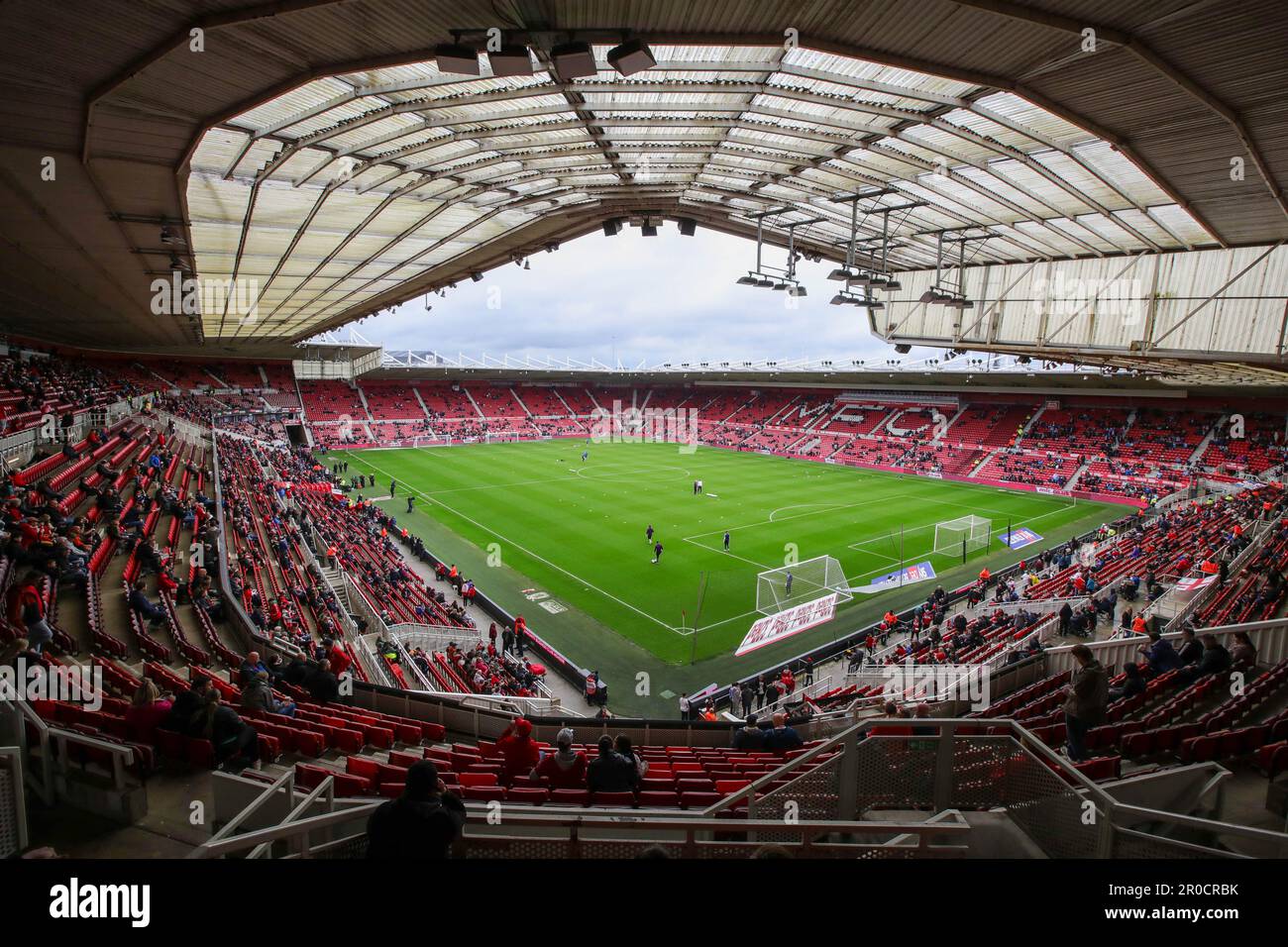 Ein allgemeiner Blick in das Riverside Stadium vor dem Sky Bet ...