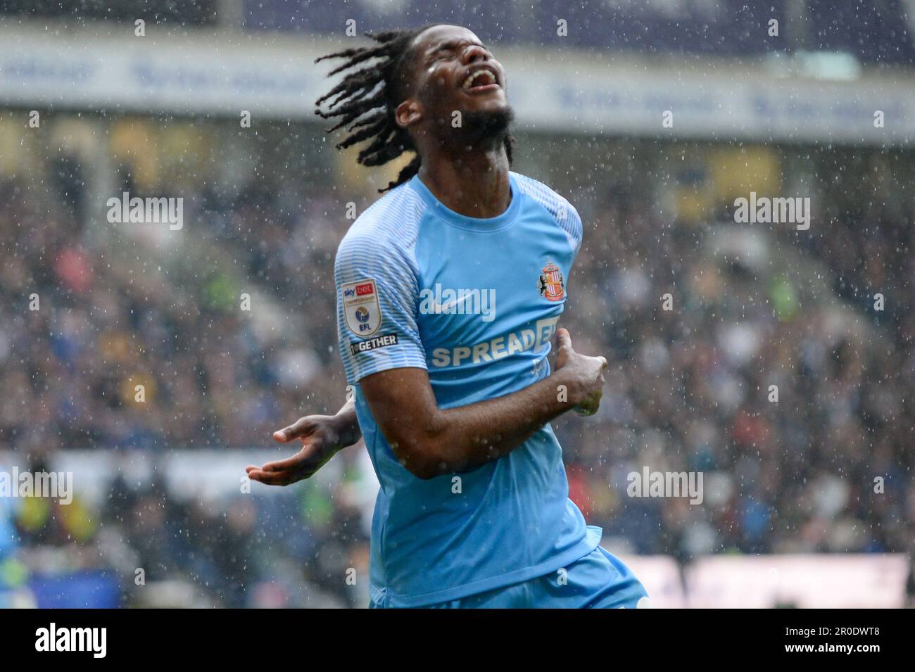 Pierre Ekwah #39 von Sunderland zeigt Emotionen beim Sky Bet ...