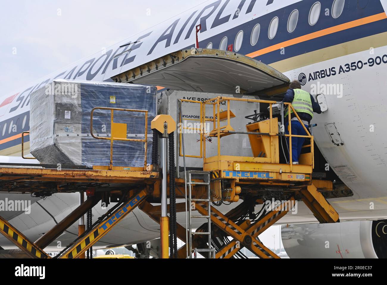 Eindrücke vom Franz-Josef-Strauss-Flughafen München am 8. Mai 2023 ...