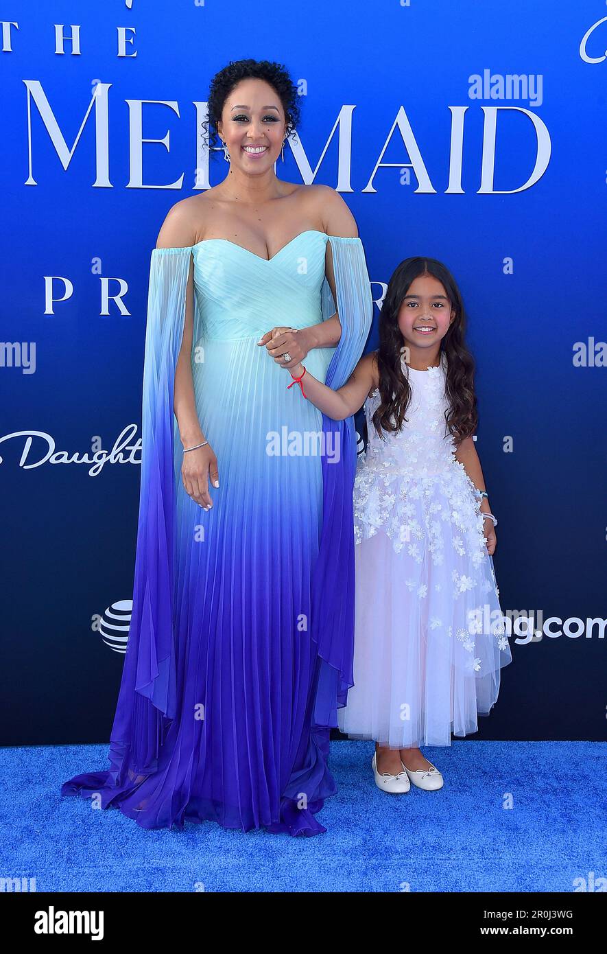 Tamera Mowry-Housley, left, and daughter Ariah Housley arrive at the ...